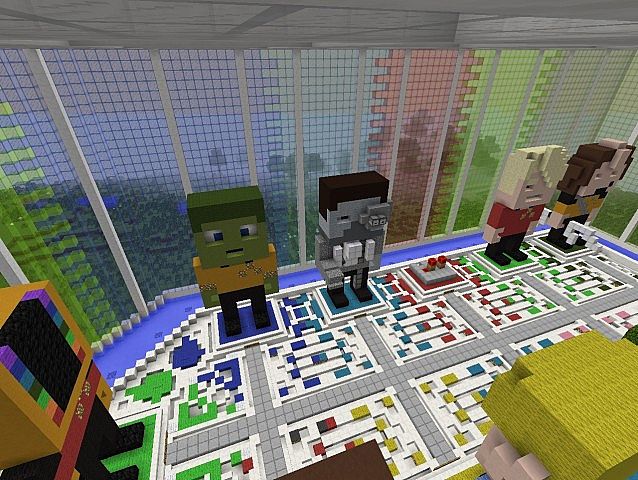 Staff Statues Minecraft Map