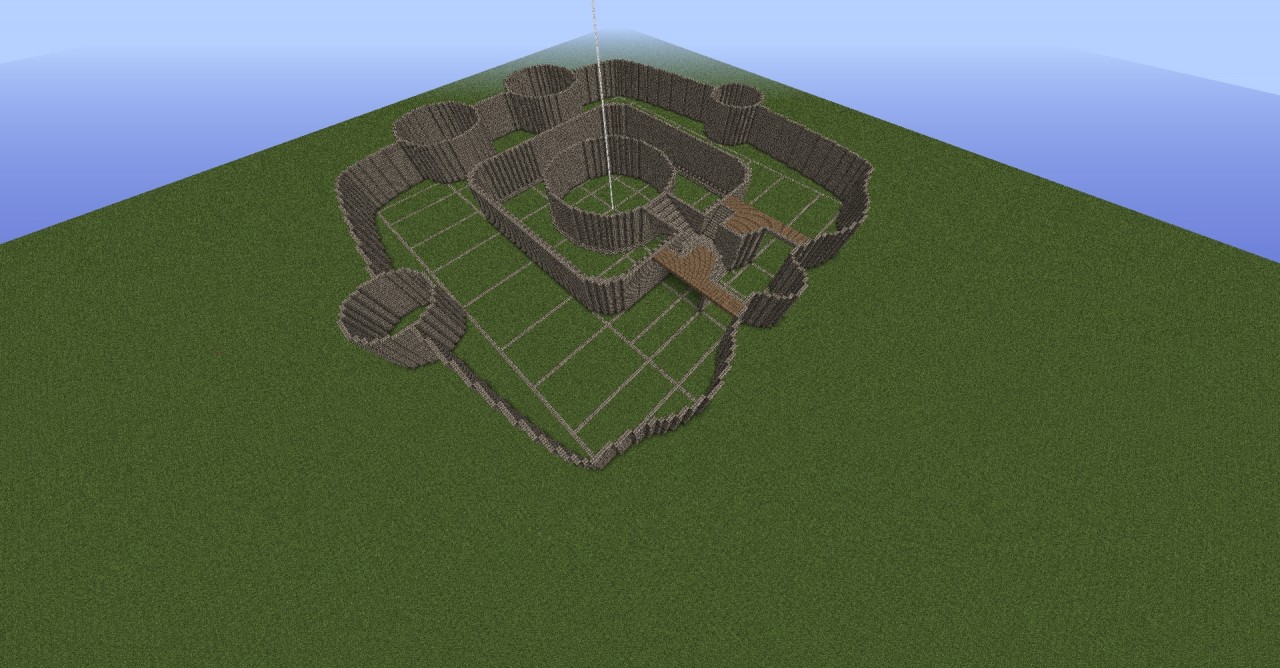 First Proper Castle Build Minecraft Map