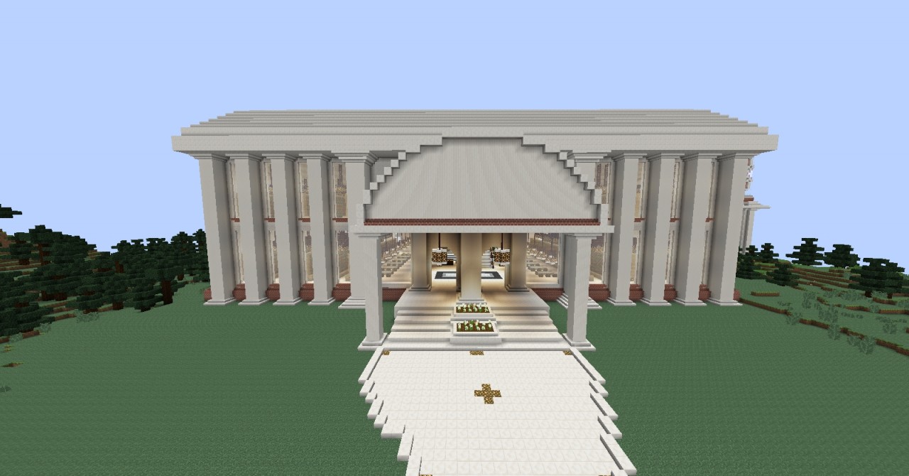 Quartz Library Minecraft Map