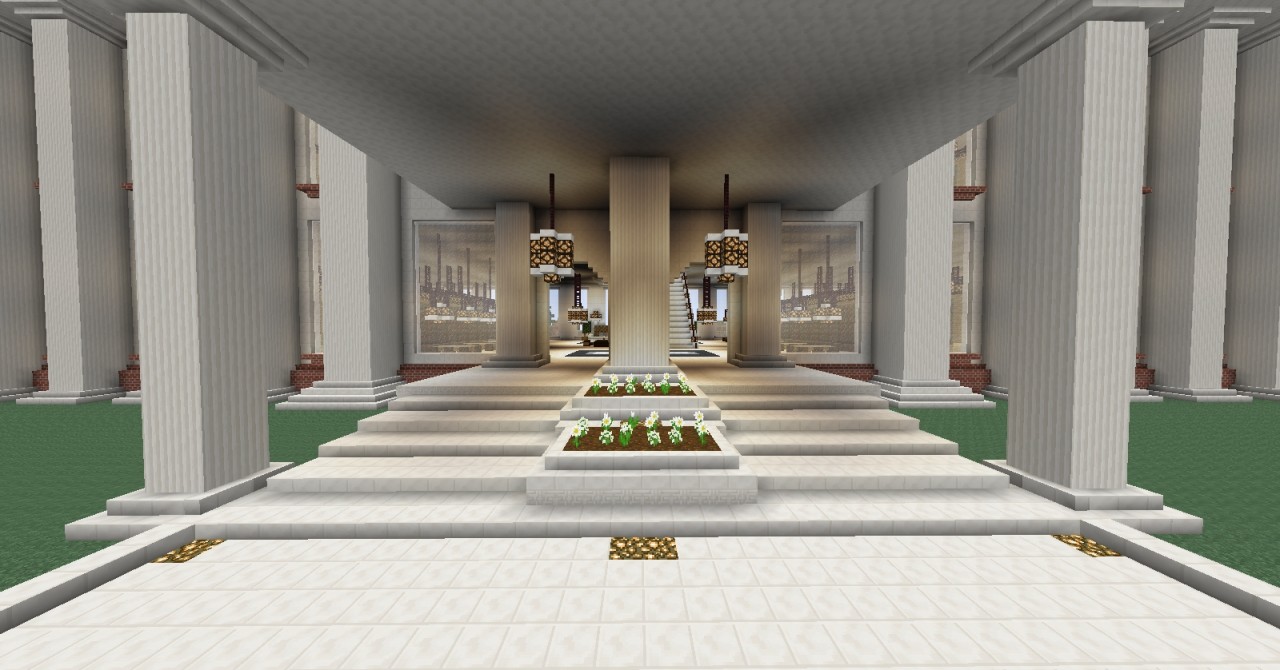 Quartz Library Minecraft Map