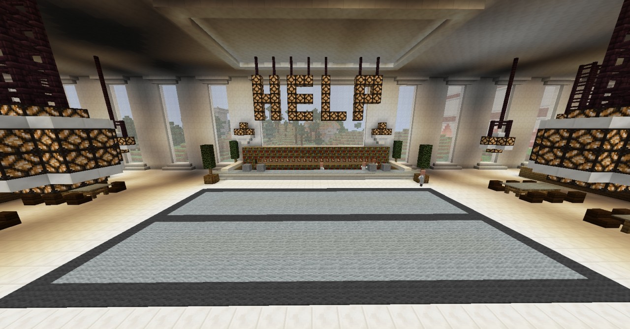 Quartz Library Minecraft Map