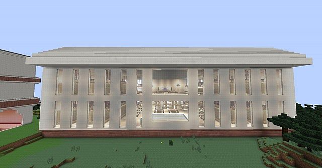 Quartz Library Minecraft Map