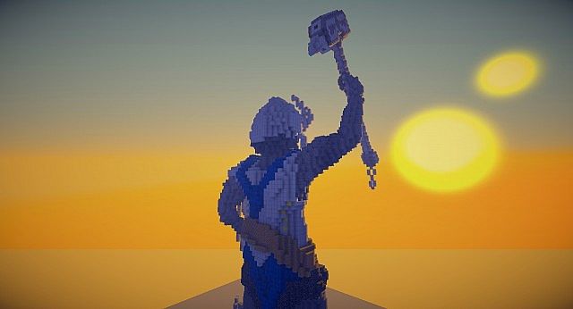 Dwarf Statue by Hahdrim Minecraft Map