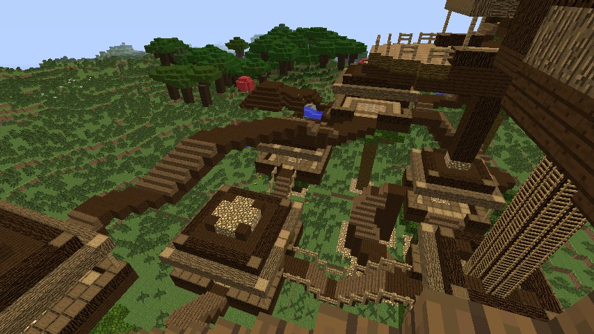 Tree Village Minecraft Map