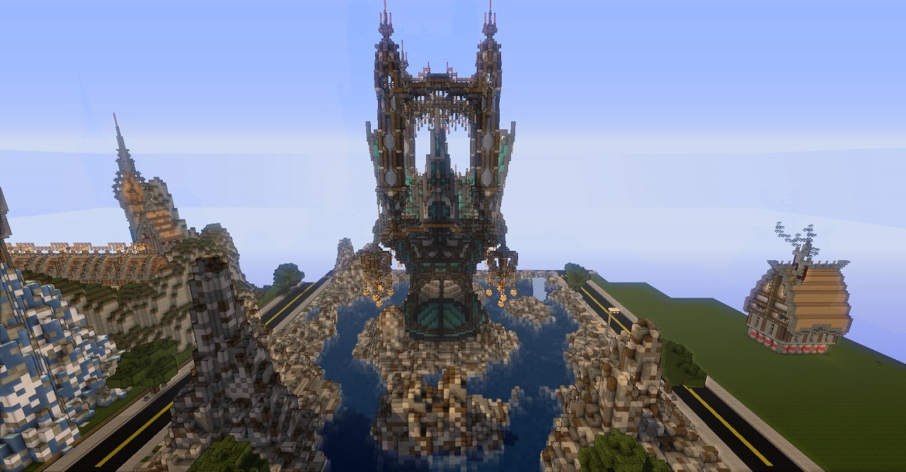 ***The Shrine of Tranquility - Fantasy Build - OCD Server Plot Build*** Minecraft Map