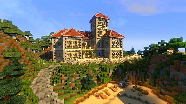 French Mansion Minecraft Map