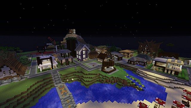 Maplecrest - Minecraft Town - SCHEMATIC DOWNLOAD Minecraft Map