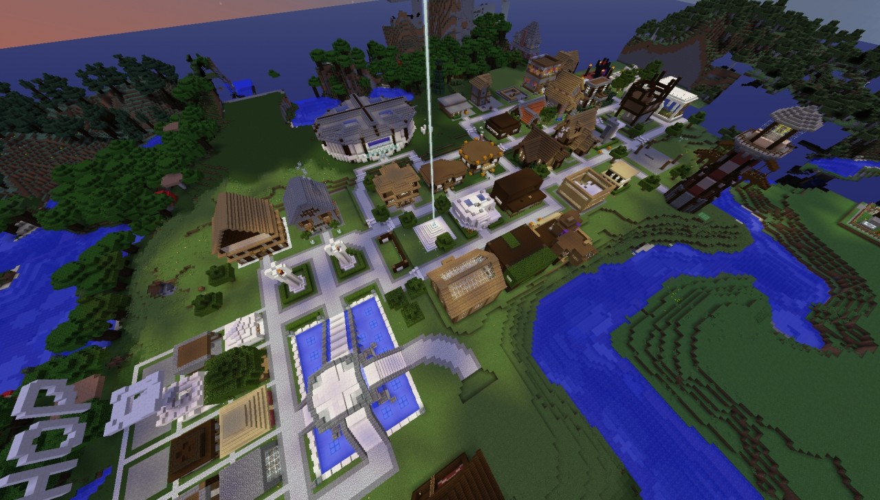Grimsby - Minecraft Town - SCHEMATIC DOWNLOAD Minecraft Map
