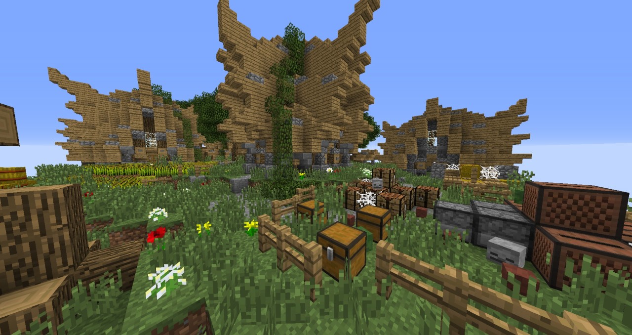 SkyBlock Hub for PlexGames.de Minecraft Map