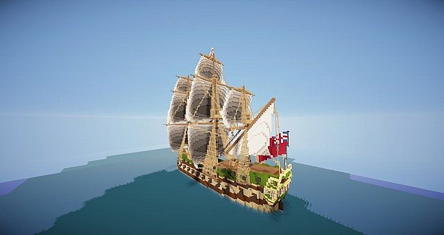 HMS Centurion | British Fourth rate ship Minecraft Map