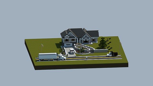 Split level home Minecraft Map
