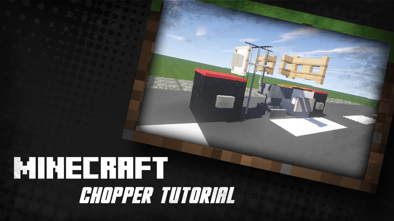Minecraft Vehicle Showcase 1 - Motorbike / Chopper Minecraft Map