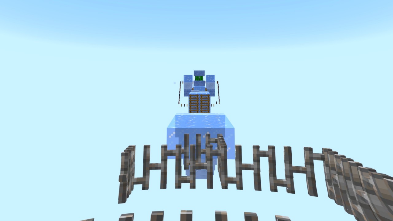 BLOCKY SKY RUN -Zanql Minecraft Map