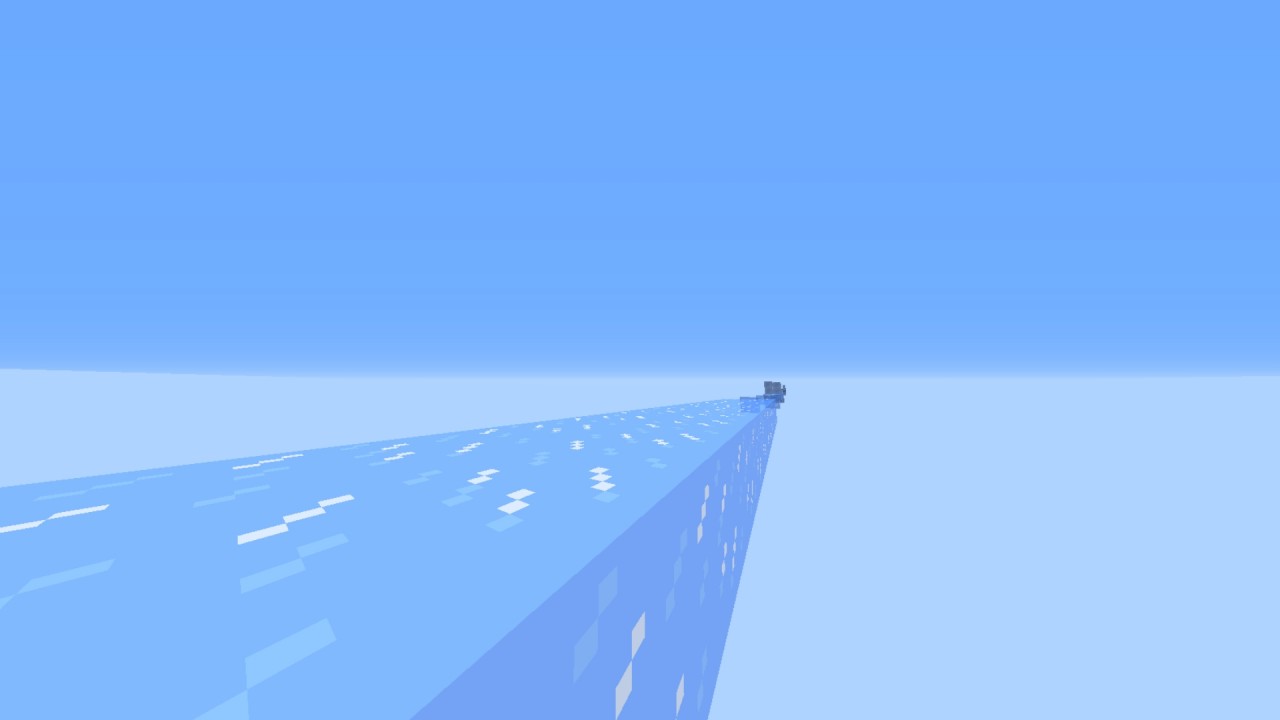BLOCKY SKY RUN -Zanql Minecraft Map