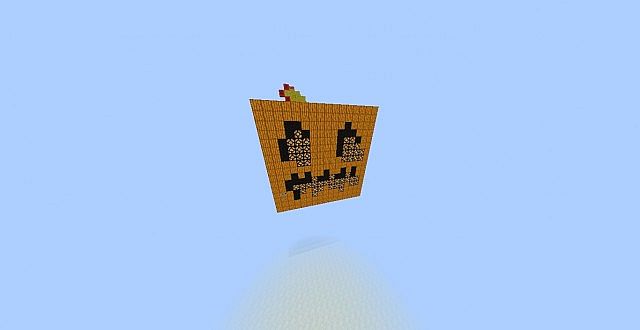 Halloween Pumpkind head special lamps play Minecraft Map
