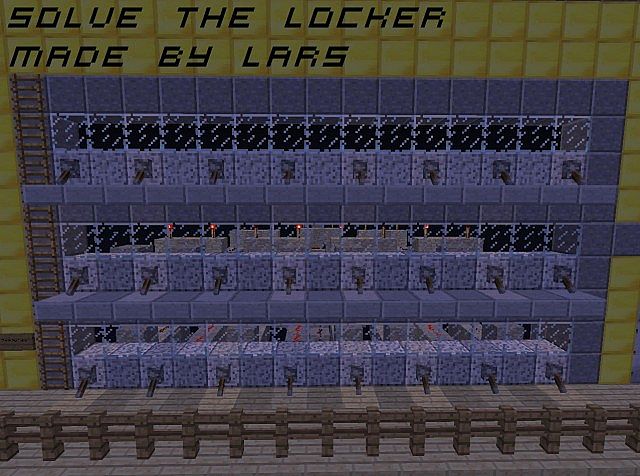 Solve the Locker [3 Rows] | by Lars Minecraft Map