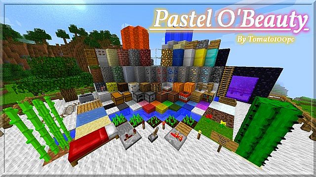 [1.8/1.7] Pastel O'Beauty Minecraft Texture Pack