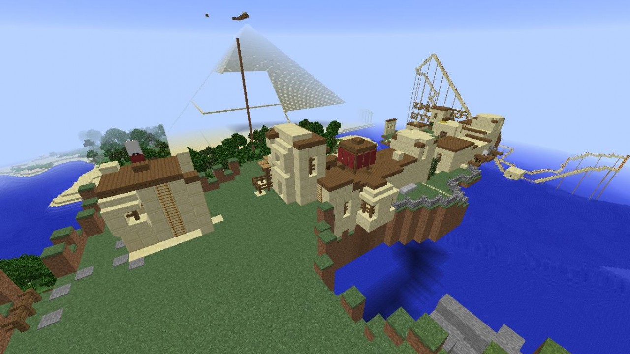 My take on Masyaf (Part 2) Minecraft Map