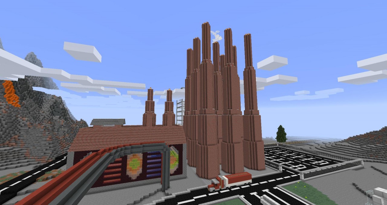 Modern Industri factory by nelex team Minecraft Map