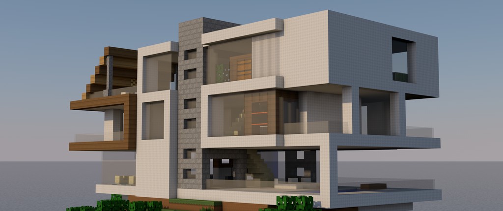 Layers-A modern mountain house by Anderson_55 Minecraft Map