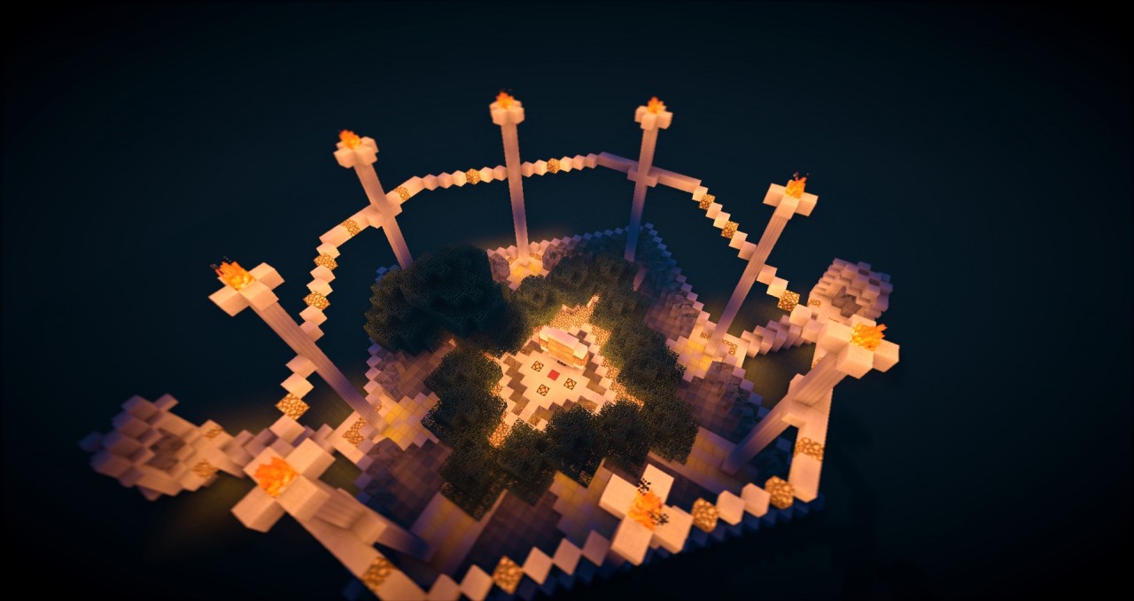 Small server spawn point (DOWNLOAD) - Featuring gates, large area ...