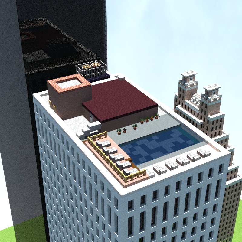 Plaza On DeWitt, Chicago, Illinois, USA Minecraft Map