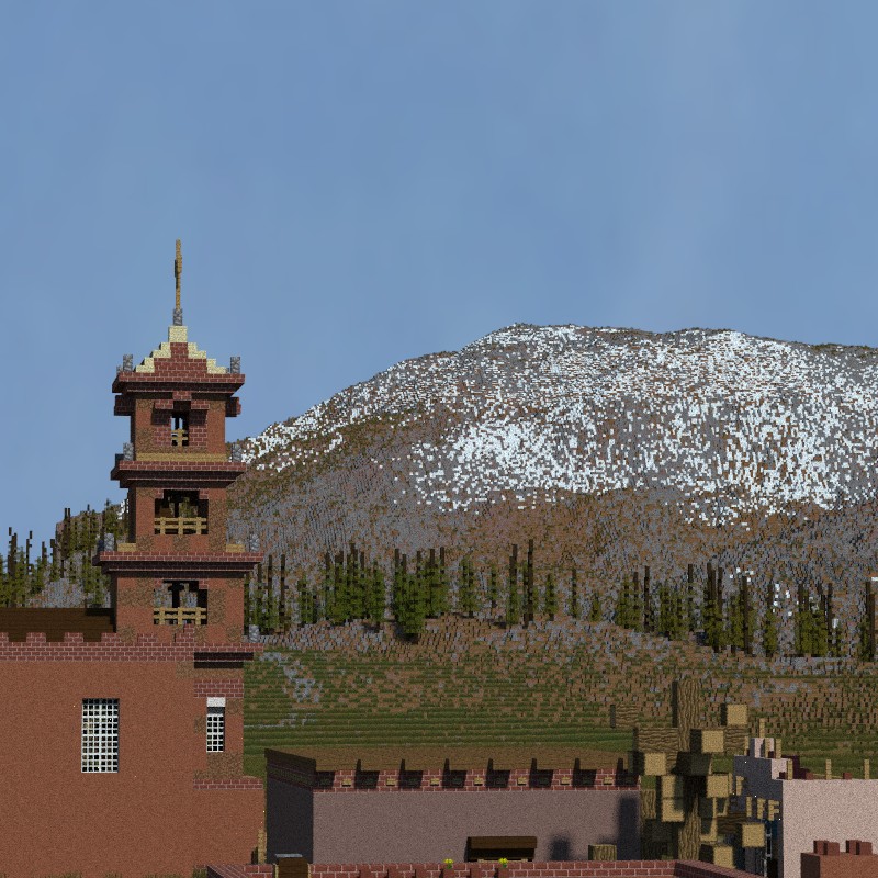 Mission San Miguel, Santa Fe, New Mexico, Minecraft Map