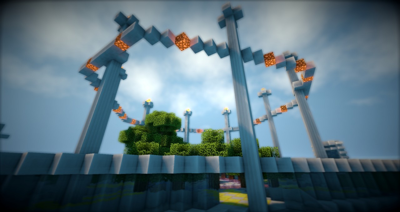 Small server spawn point (DOWNLOAD) - Featuring gates, large area ...