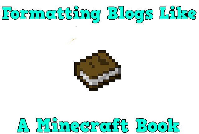Making Your Blog Look Like a MC Book.