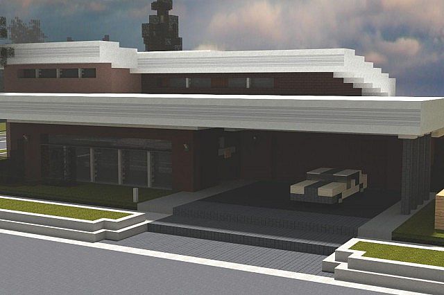 Mid century house. Minecraft Map
