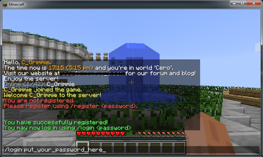 Tips for servers with /login plugin Minecraft Blog