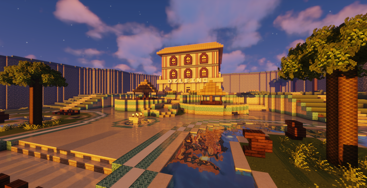 [Super Mario Sunshine] Sirena Beach + Hotel Delfino Minecraft Map