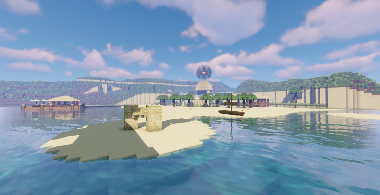 [Super Mario Sunshine] Gelato Beach Minecraft Map