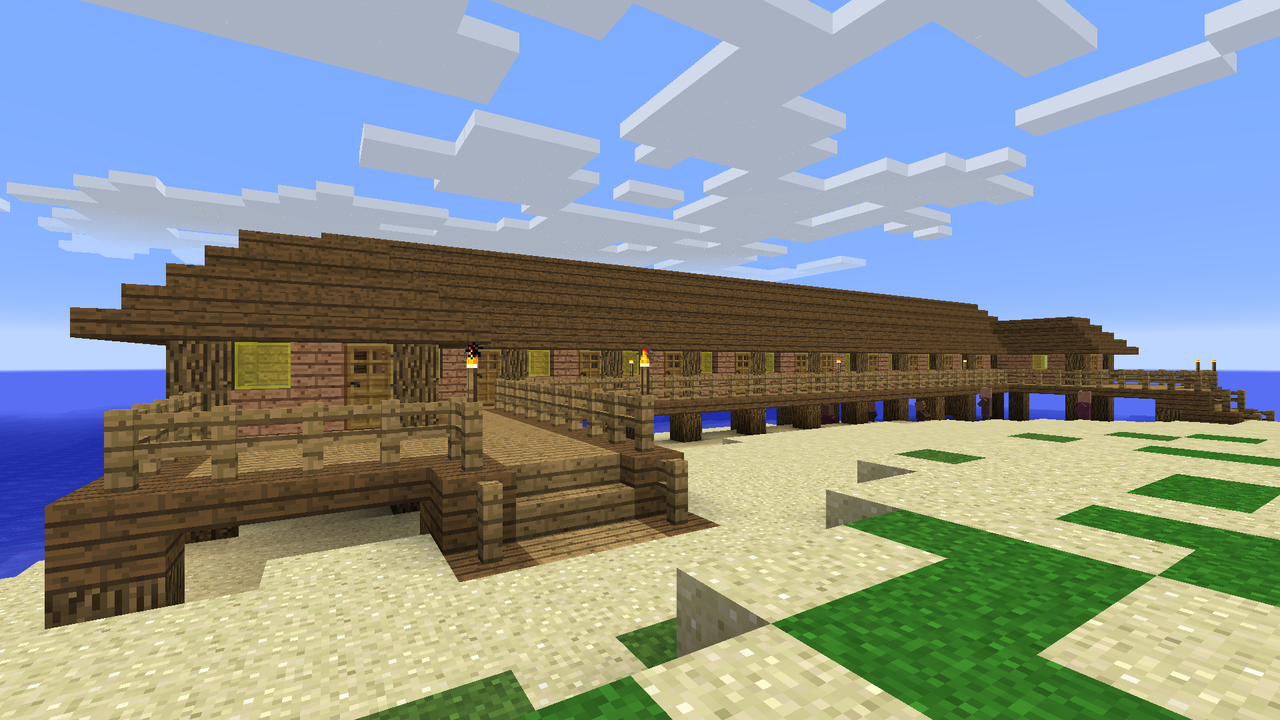 Tropical Island (Stilt Houses) Minecraft Map