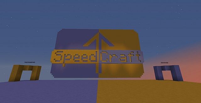 SpeedCraft: A Minecraft Racing Game (not parkour) Minecraft Map