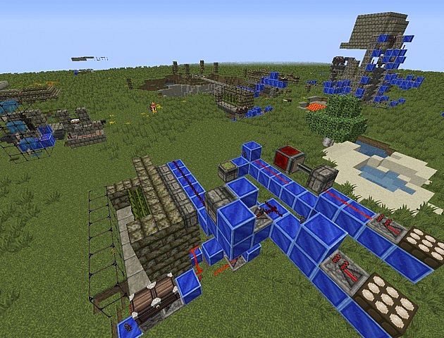 100% Automatic Reed Farm Minecraft Map