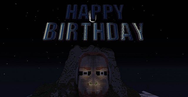 Happy Birthday Map For Your Friends! Minecraft Map