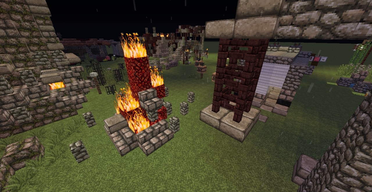 minecraft building style: zombie apocalypse Minecraft Map