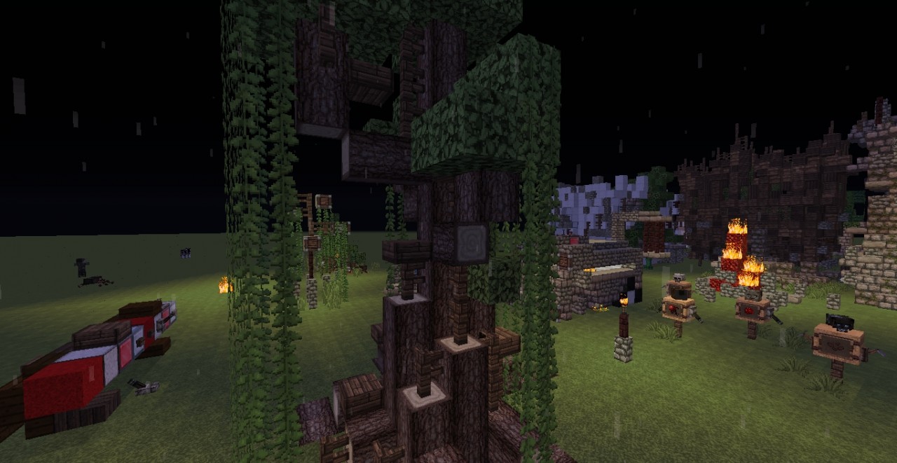 minecraft building style: zombie apocalypse Minecraft Map