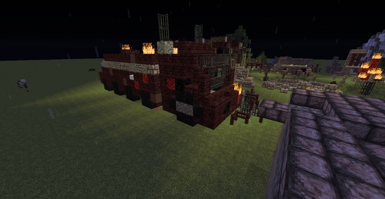 minecraft building style: zombie apocalypse Minecraft Map