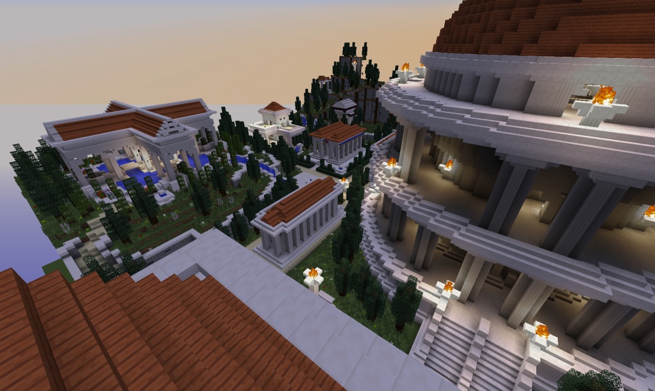Mini Roman Styled Build Minecraft Map