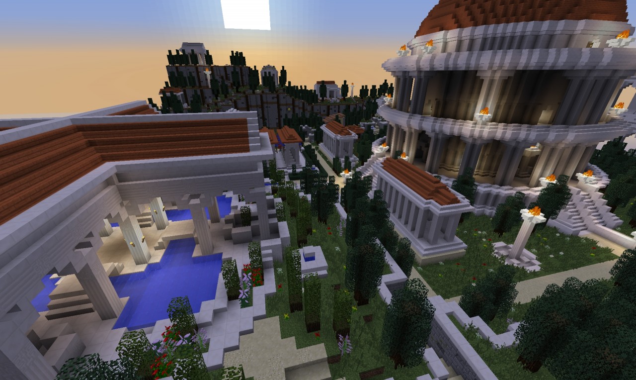 Mini Roman Styled Build Minecraft Map