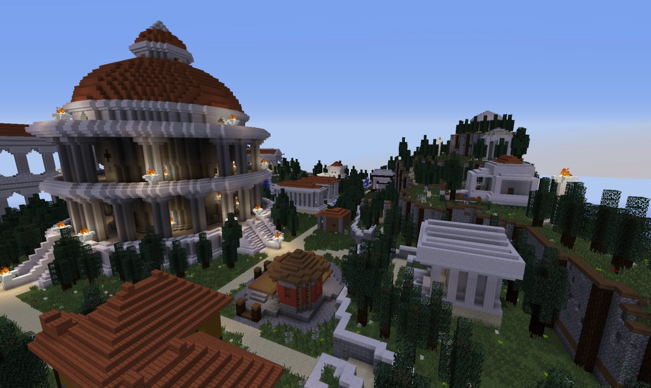 Mini Roman Styled Build Minecraft Map