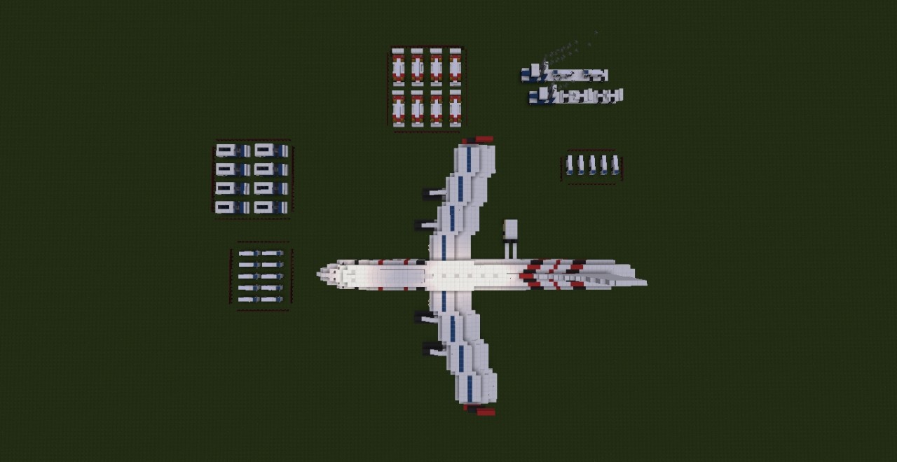 vehicle cargo plane Minecraft Map