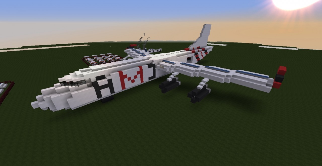 vehicle cargo plane Minecraft Map
