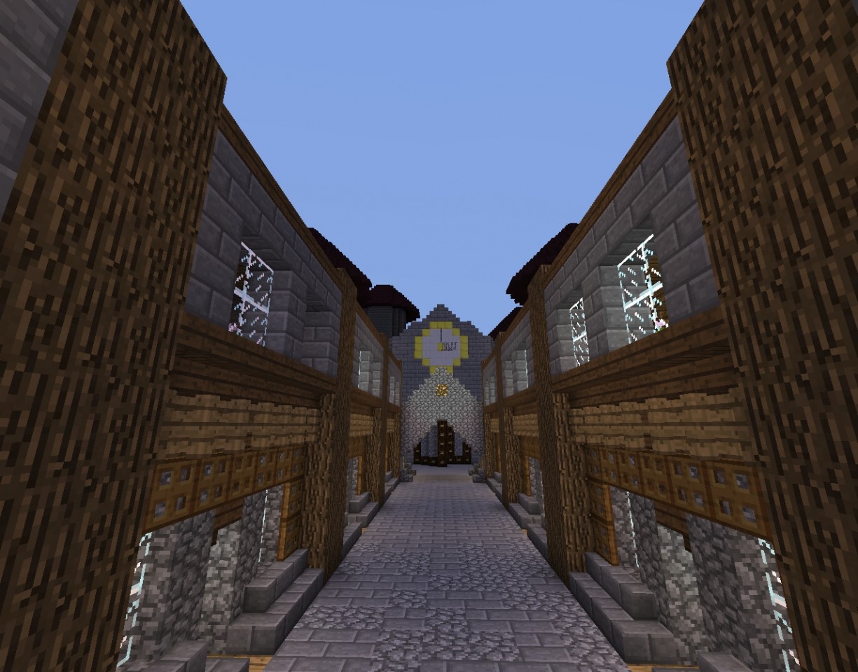 Castillo y Aldea. Minecraft Map