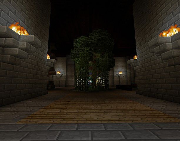 Castillo y Aldea. Minecraft Map