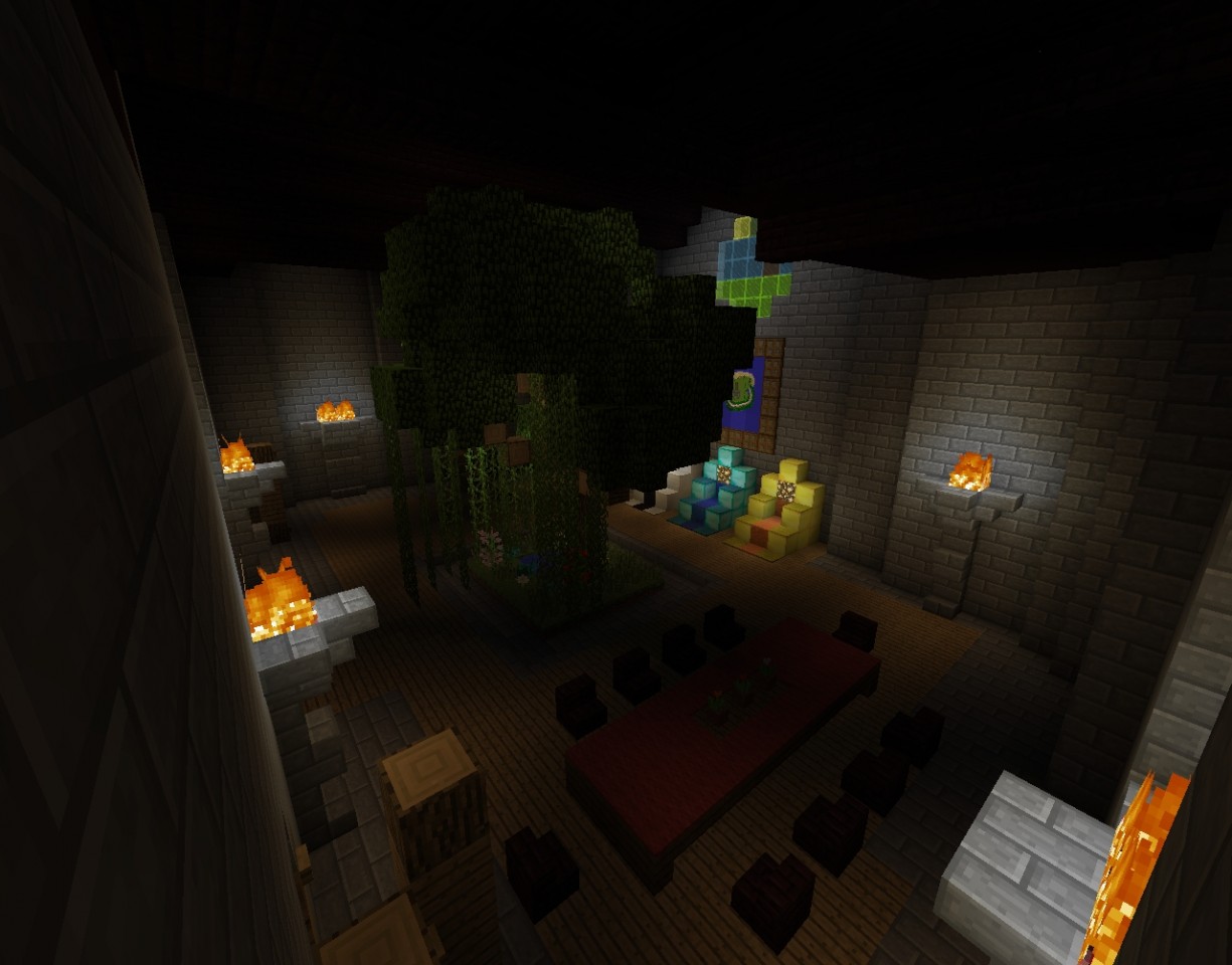 Castillo y Aldea. Minecraft Map