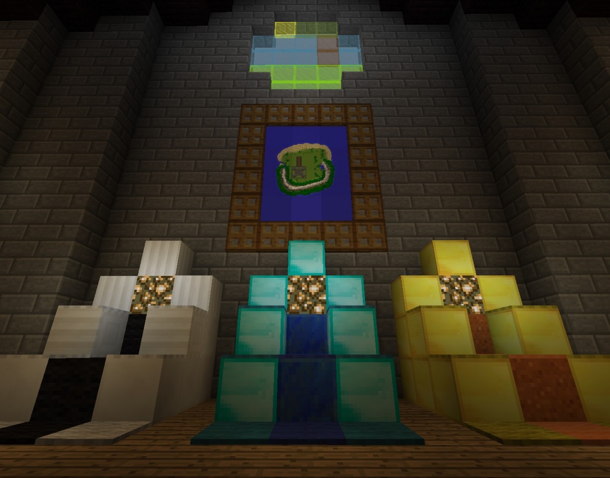 Castillo y Aldea. Minecraft Map