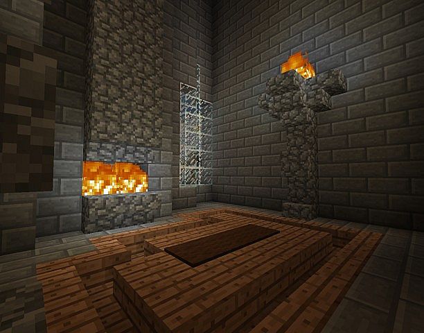 Castillo y Aldea. Minecraft Map